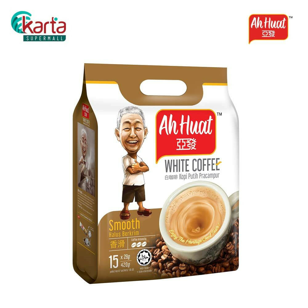 Ah Huat White Coffee Classic 28g x 15 sachets - Karta Supermall