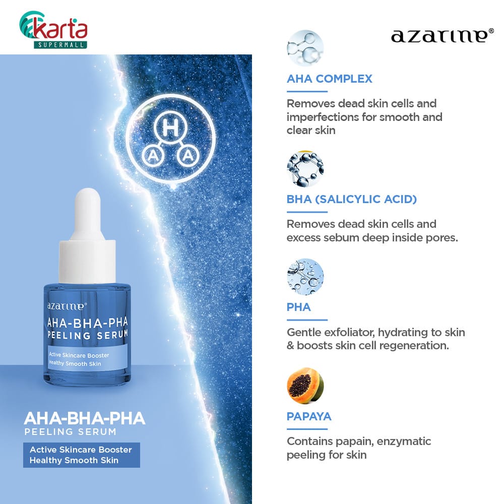 Azarine AHA BHA PHA Peeling Serum 20 ml - Karta Supermall