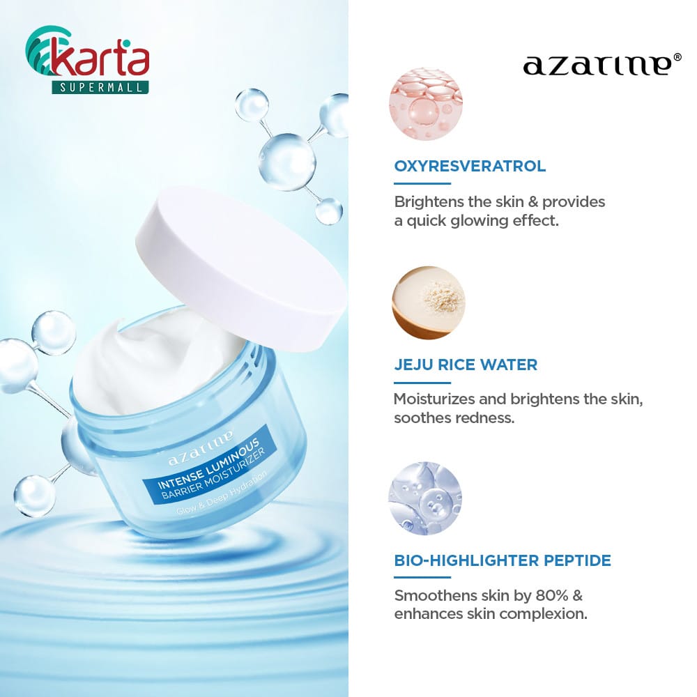 Azarine Intense Luminous Barrier Moisturizer 30G - Karta Supermall