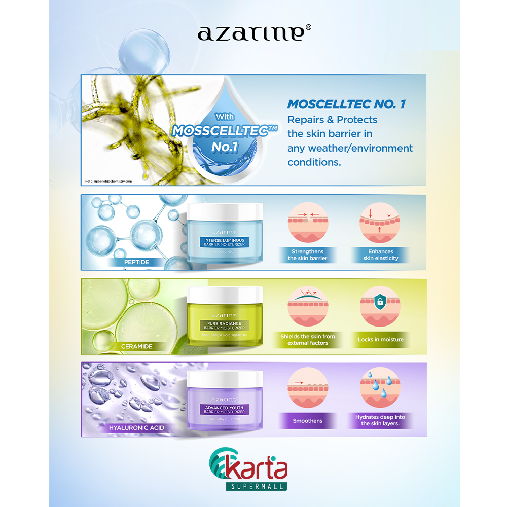 Azarine Intense Luminous Barrier Moisturizer 30G - Karta Supermall