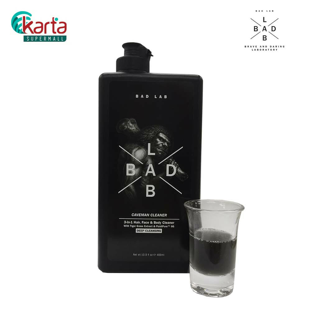 BAD LAB 3-in-1 Hair, Face & Body Cleaner (Deep Cleansing) 400ml - Karta Supermall