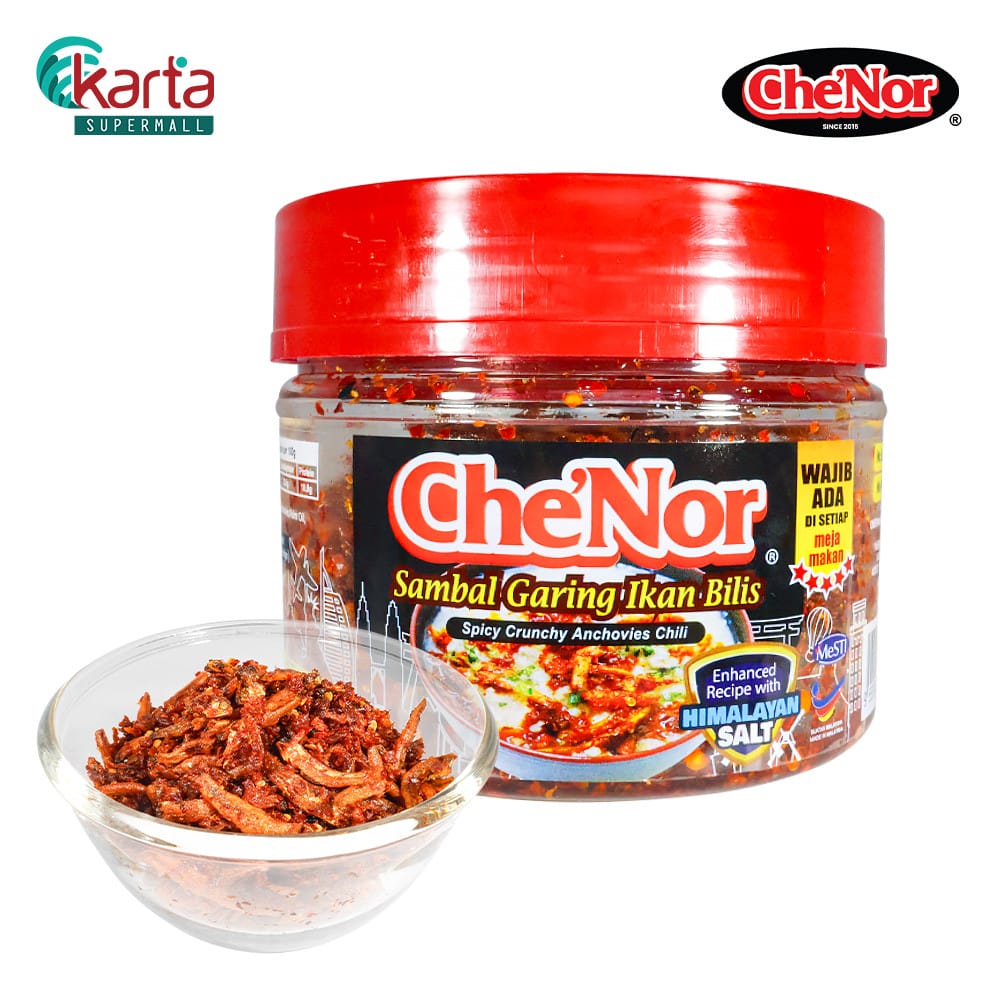 CheNor Sambal Garing Ikan Bilis 160g - Karta Supermall