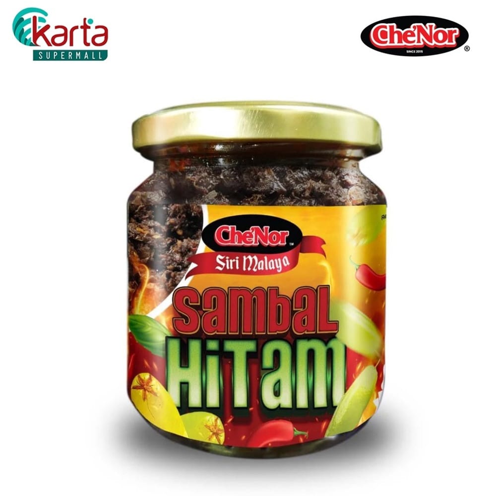 CheNor Sambal Hitam 160g - Karta Supermall