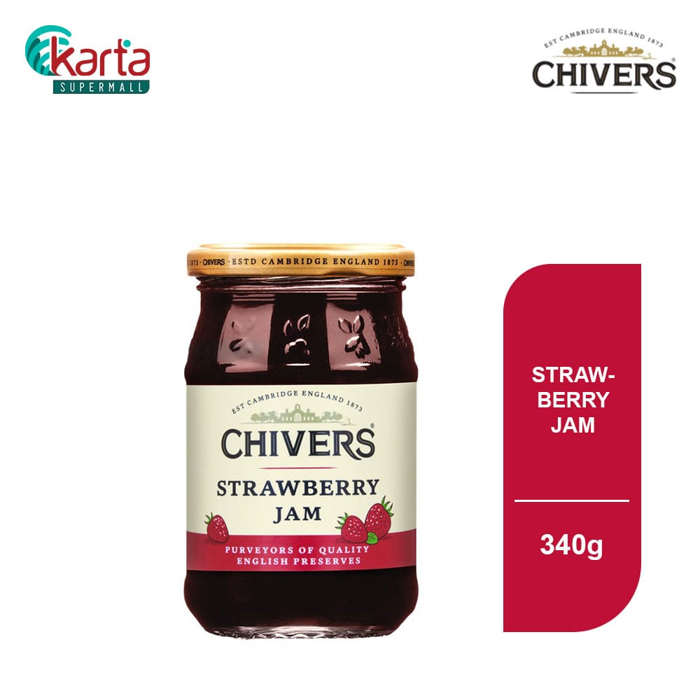 Chivers Strawberry Jam 340g - Karta Supermall