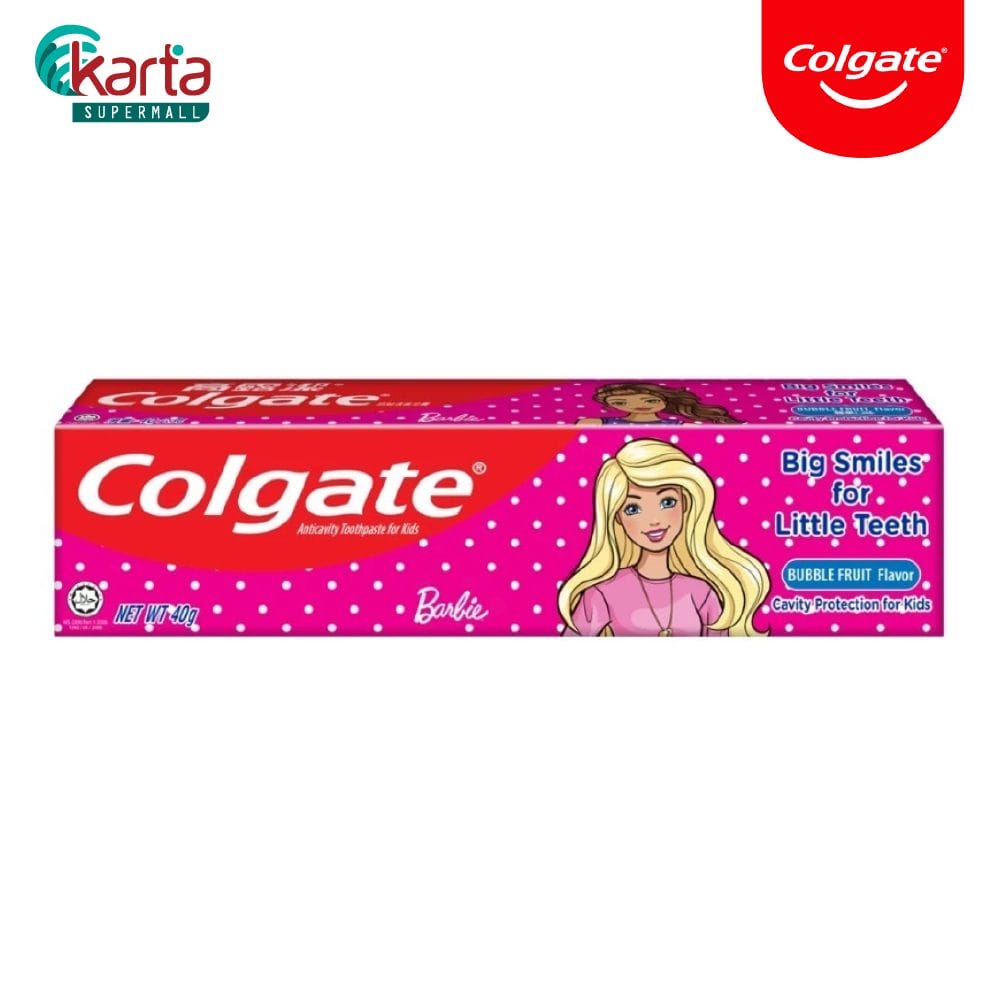 Colgate Kids Barbie Toothpaste (40g) - Karta Supermall
