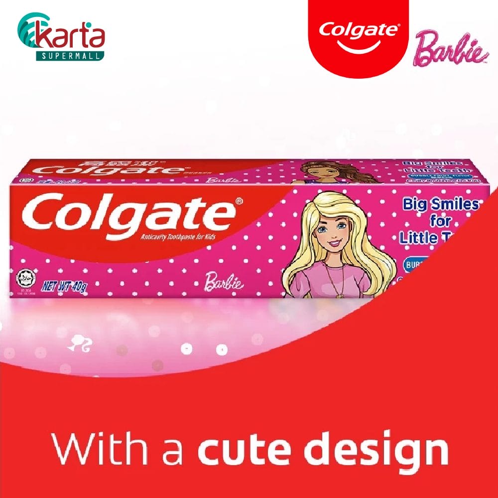 Colgate Kids Barbie Toothpaste (40g) - Karta Supermall