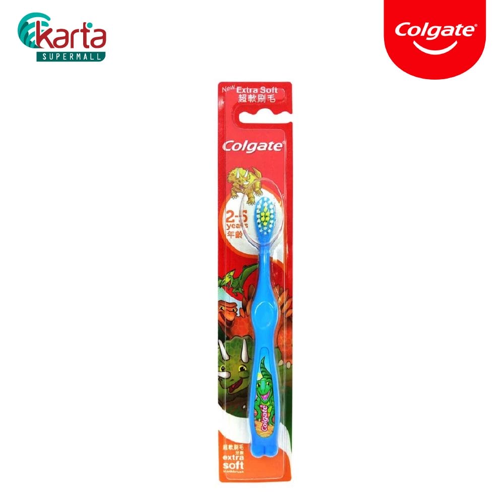 Colgate Kids Dinosaur Toothbrush 2-5 Years (Extra Soft) - Karta Supermall