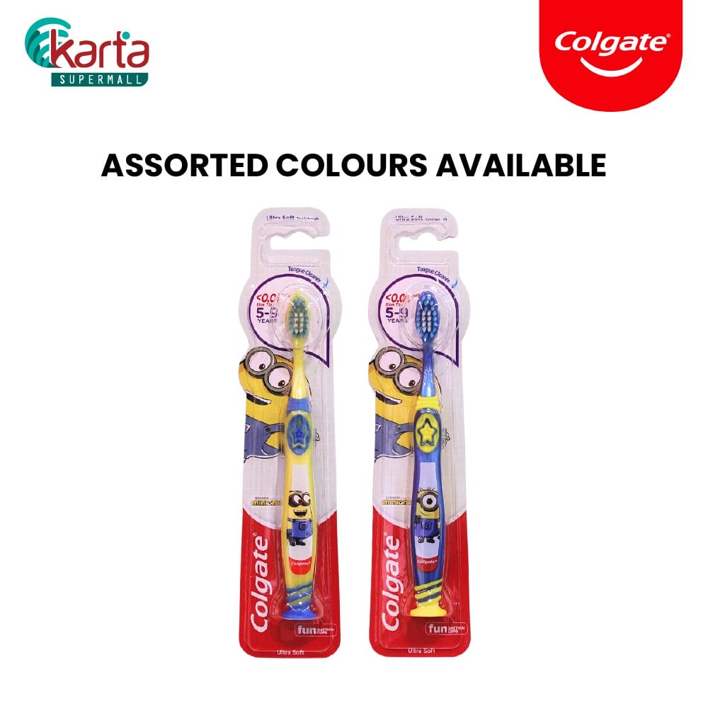 Colgate Kids Minions Toothbrush 5 - 9 Years Old (Ultra Soft) - Karta ...