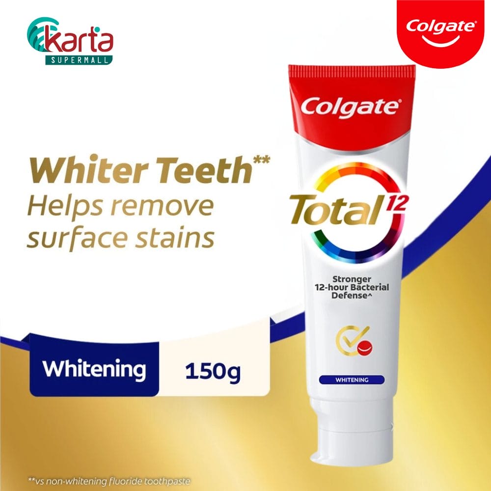 Colgate Total Whitening Toothpaste (150g) - Karta Supermall