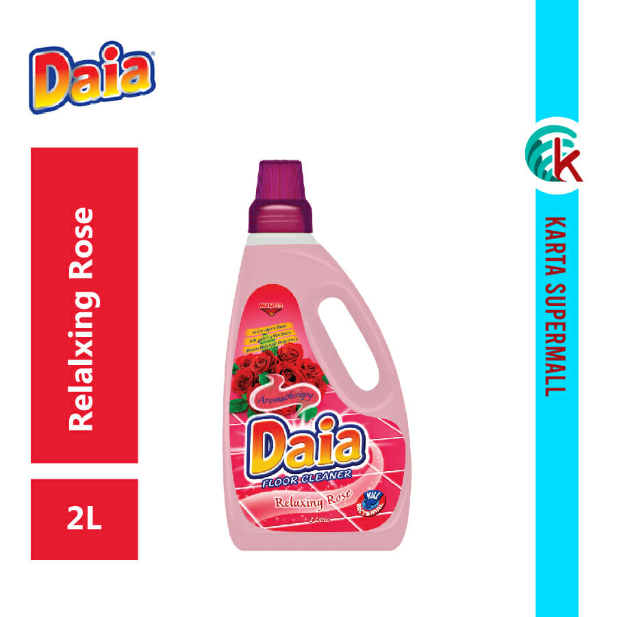 Daia Floor Cleaner Relaxing Rose 2L - Karta Supermall