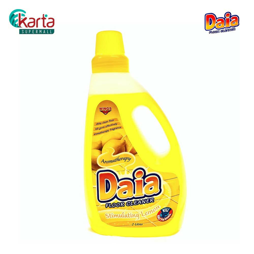 Daia Floor Cleaner Stimulating Lemon 2L - Karta Supermall