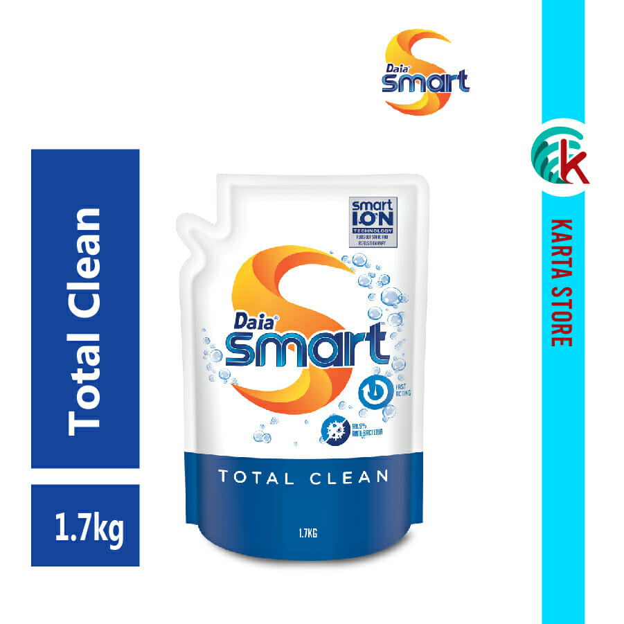 Daia Smart Liquid Detergent Total Clean 1.7kg - Karta Supermall