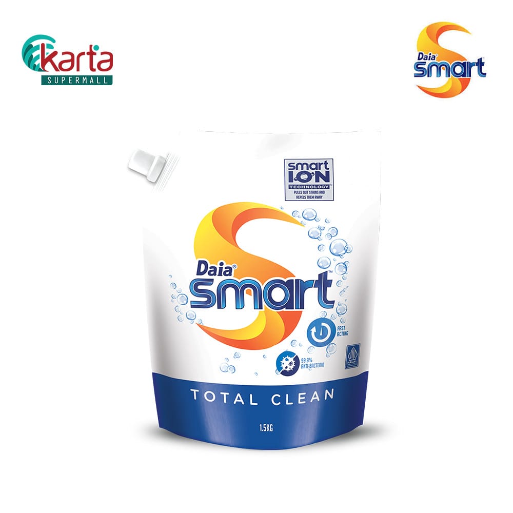 Daia Smart Liquid Detergent Total Clean 1.5kg - Karta Supermall
