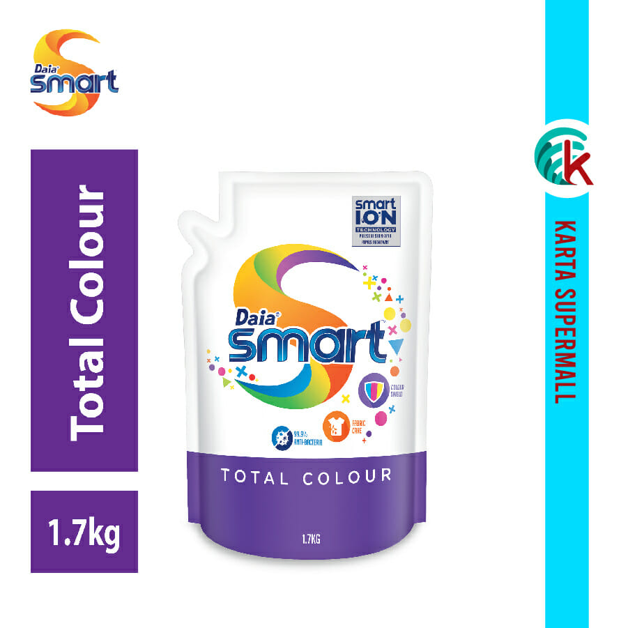 Daia Smart Liquid Detergent Total Colour 1.7kg - Karta Supermall