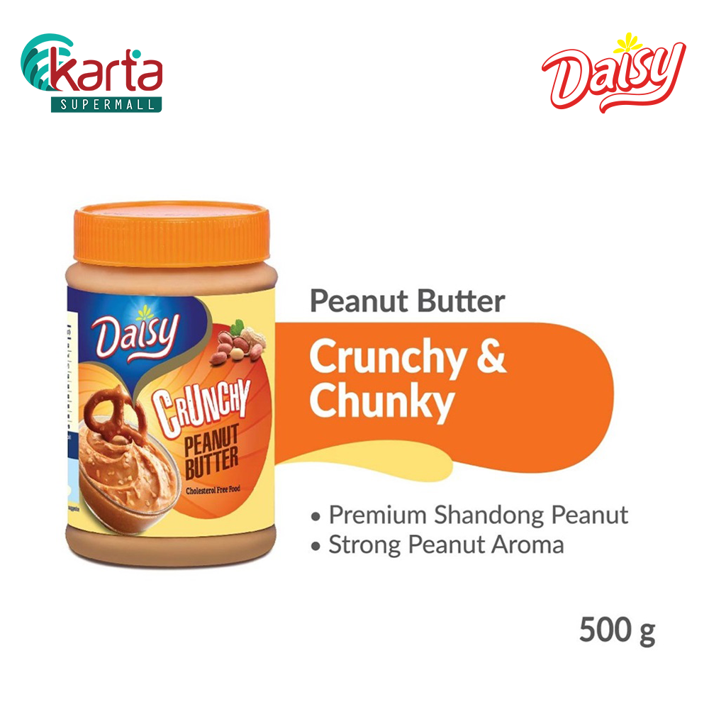 Daisy Peanut Butter Crunchy 500g - Karta Supermall
