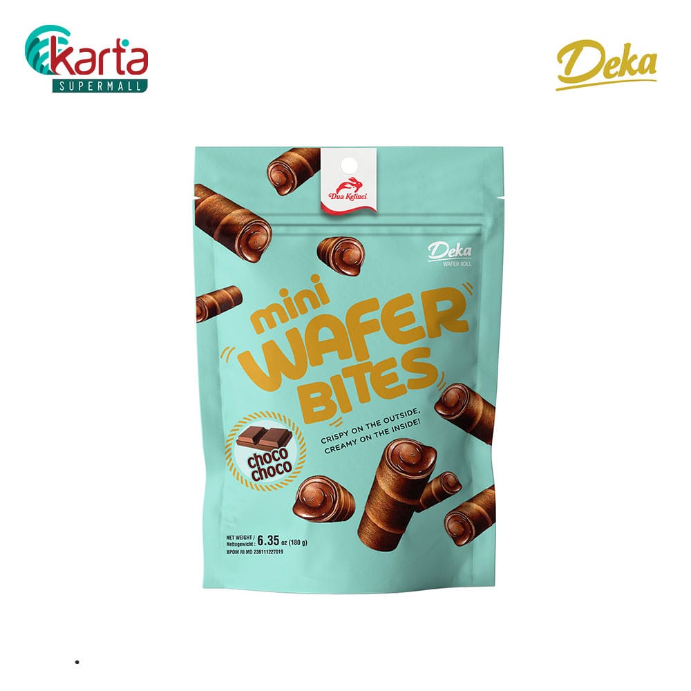 Deka Mini Wafer Bites ChocoChoco 180g - Karta Supermall