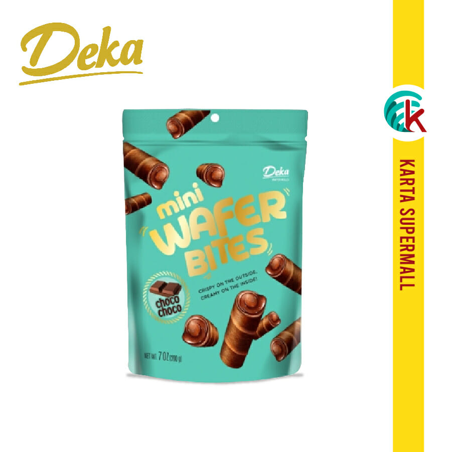 Deka Mini Wafer Bites Choco 180g - Karta Supermall