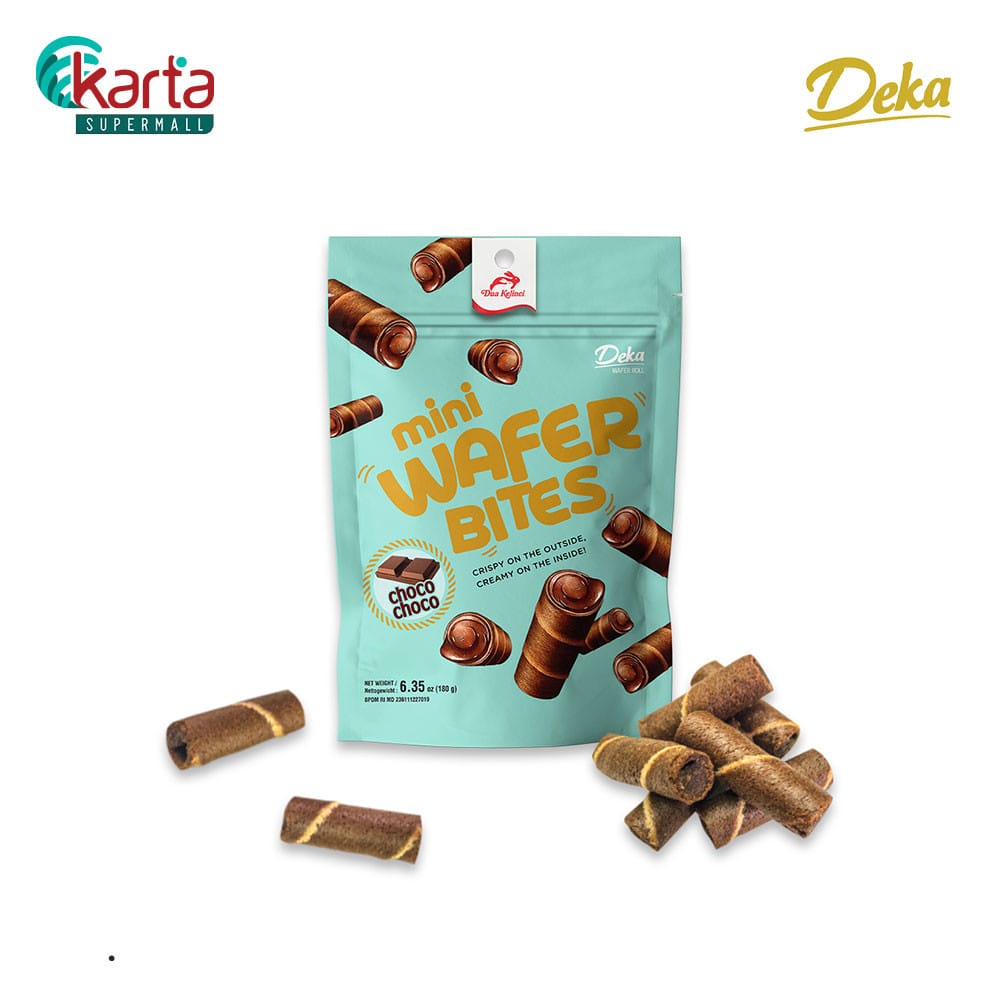 Deka Mini Wafer Bites ChocoChoco 180g - Karta Supermall