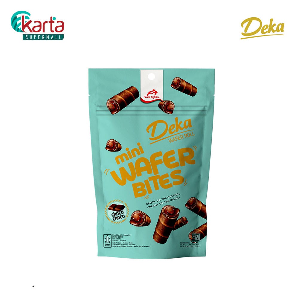 Deka Mini Wafer Bites ChocoChoco 72g - Karta Supermall