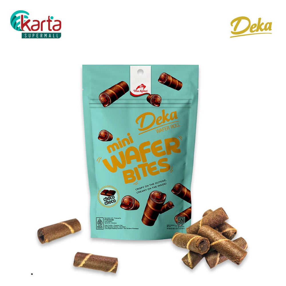 Deka Mini Wafer Bites ChocoChoco 72g - Karta Supermall