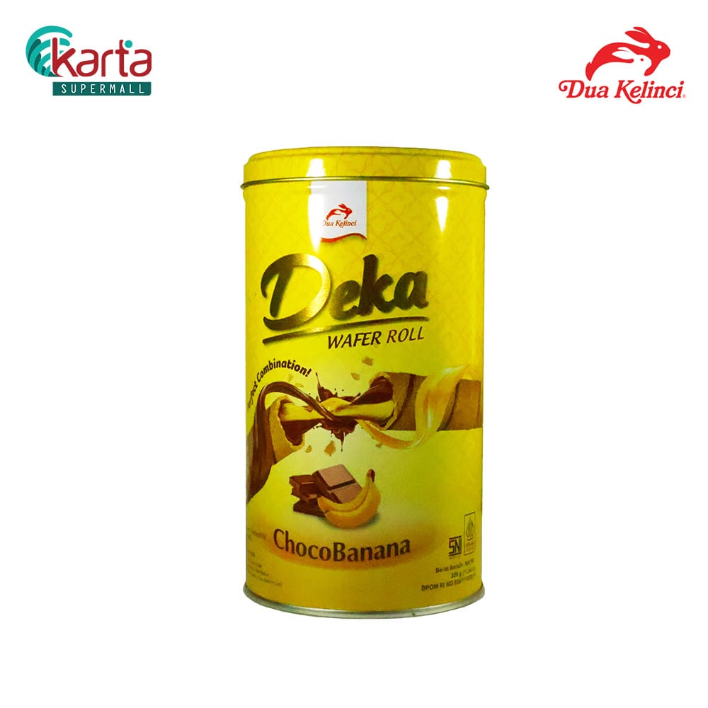 Deka Wafer Roll (Choco Banana) 330g Can (Clearance Sales – EXP: MAR ...