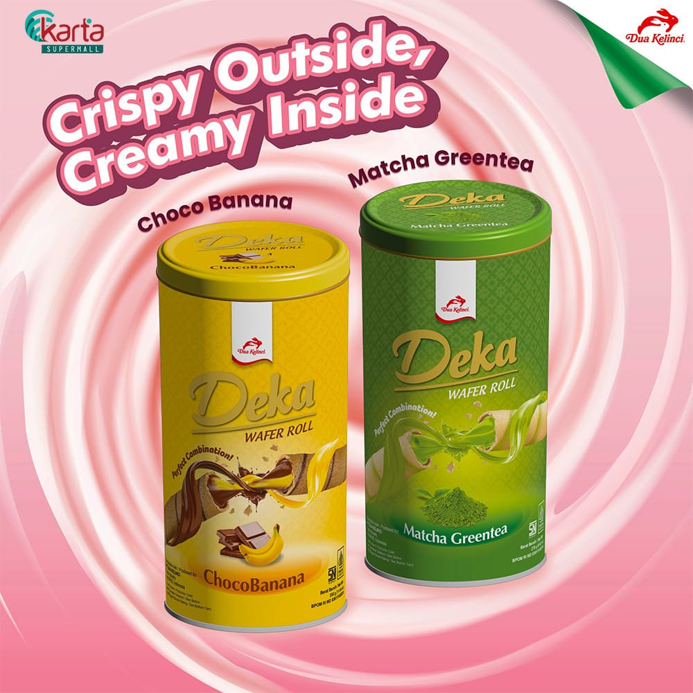 Deka Wafer Roll (Choco Banana) 330g Can (Clearance Sales – EXP: MAR ...