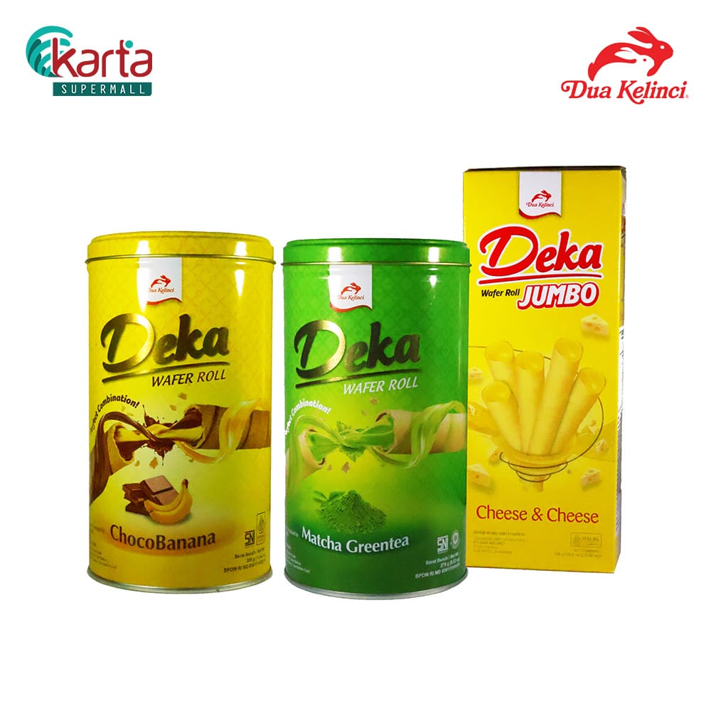 Deka Wafer Roll (Choco Banana) 330g Can (Clearance Sales – EXP: MAR ...
