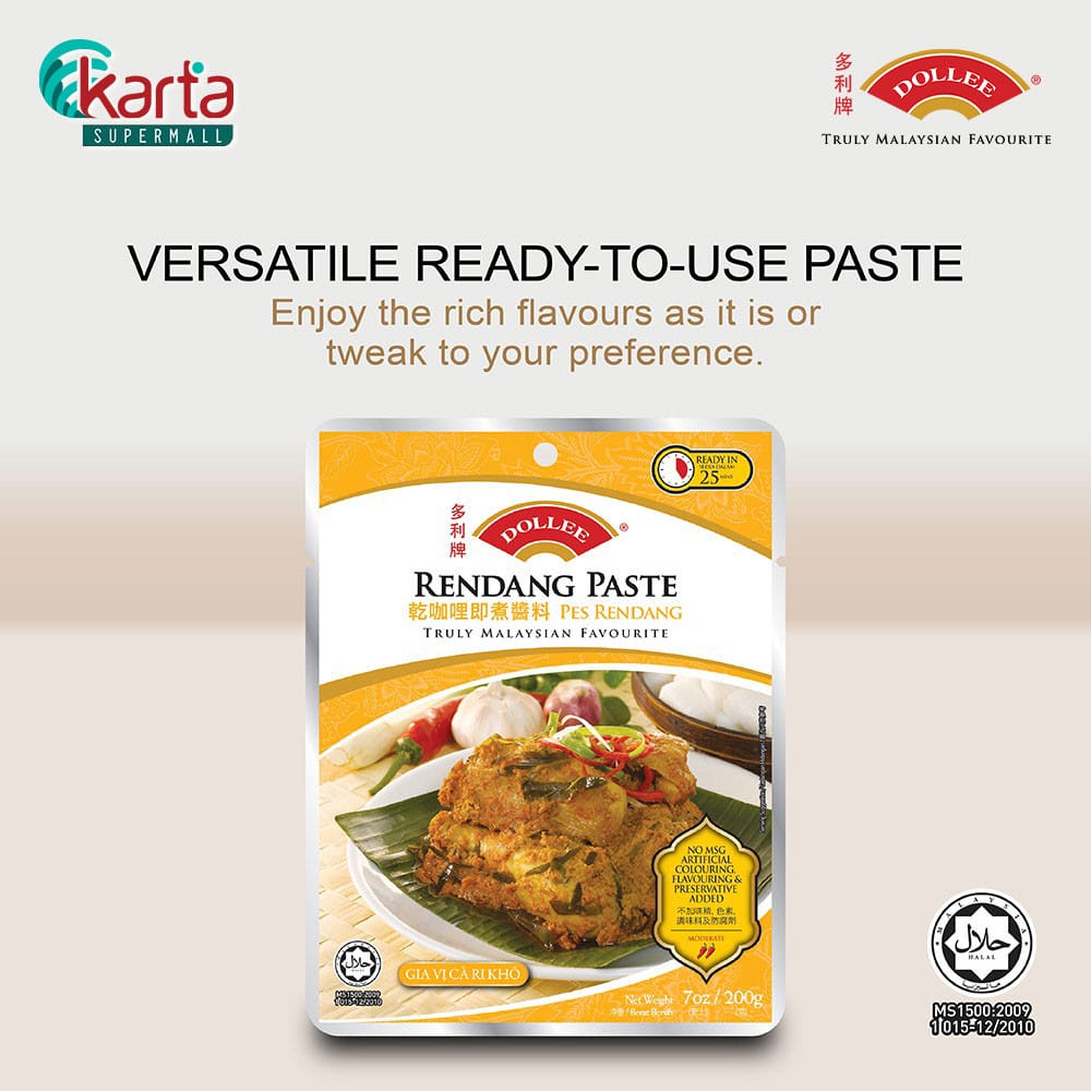 Dollee Rendang Paste 200g - Karta Supermall