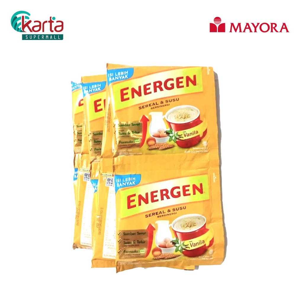 Energen Vanilla Pouch Cereal Drink (10 Sachets x 32g) - Karta Supermall