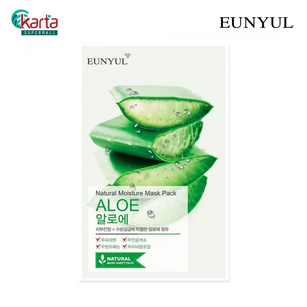 EUNYUL Natural Moisture Mask Pack 22ml- Aloe - Karta Supermall