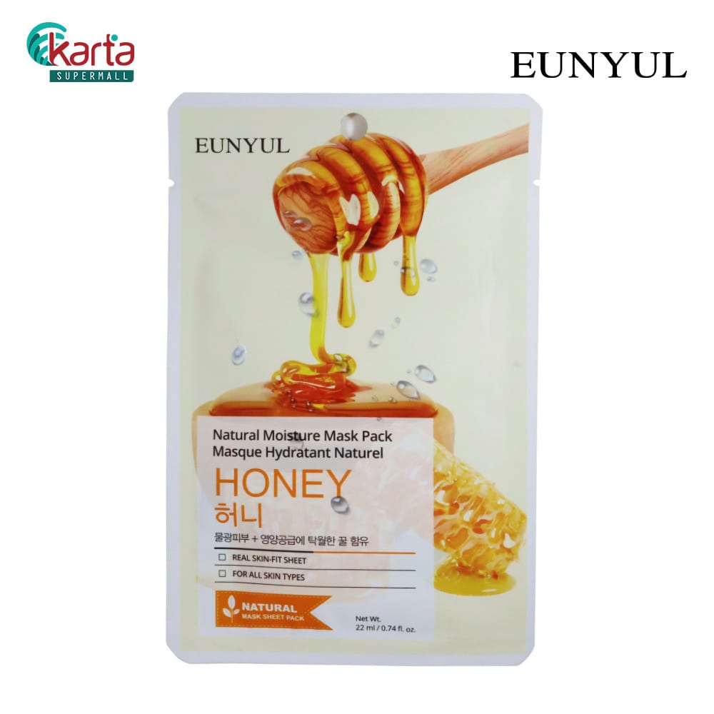 EUNYUL Natural Moisture Mask Pack 22ml - Honey X 10s Set - Karta Supermall