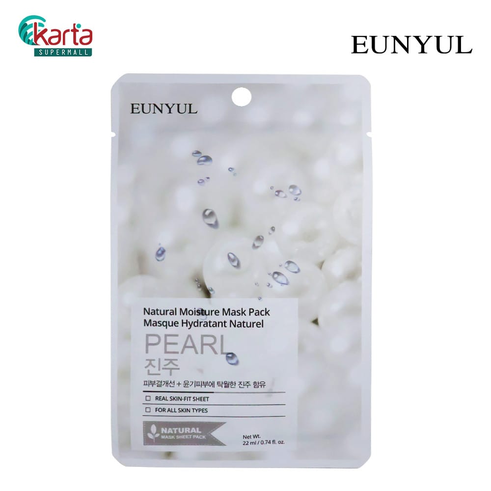 EUNYUL Natural Moisture Mask Pack 22ml - Pearl X 10s Set - Karta Supermall