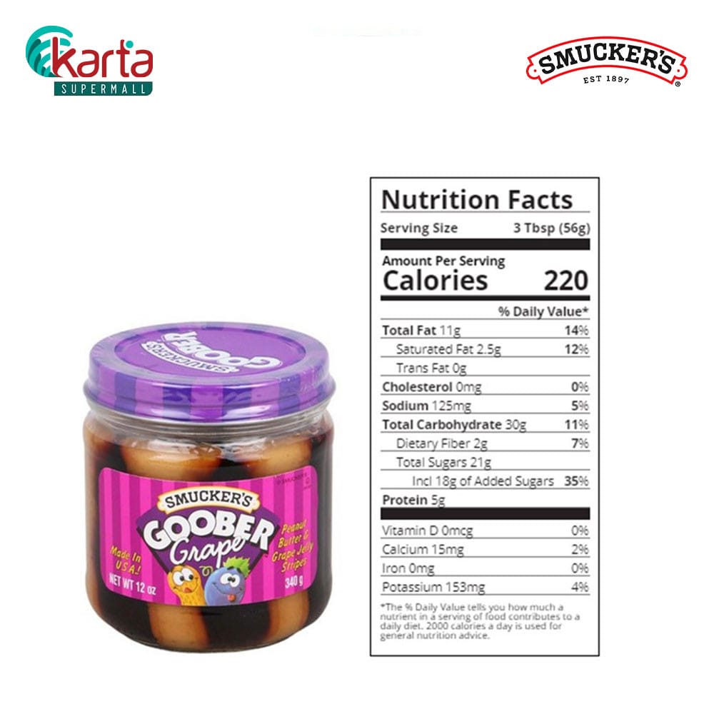 Goober Peanut Butter Jam - Grape (12Oz) - Karta Supermall