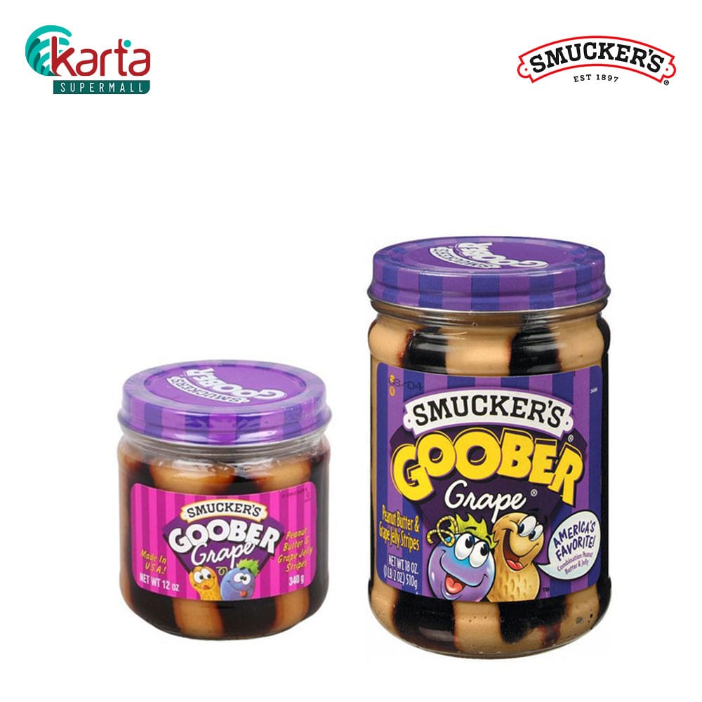 Goober Peanut Butter Jam - Grape (12Oz) - Karta Supermall