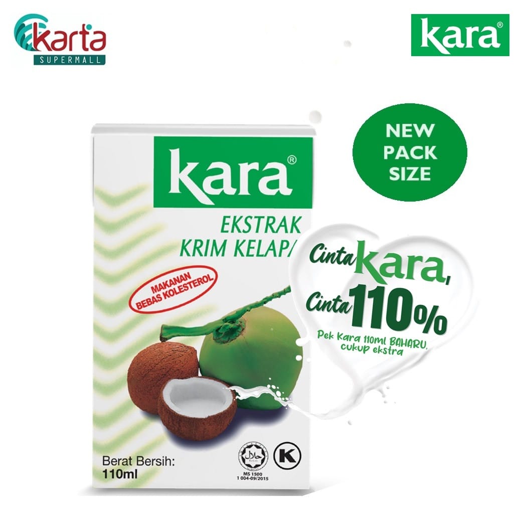 Kara Coconut Cream (Extract) 110ml x 12 units - Karta Supermall