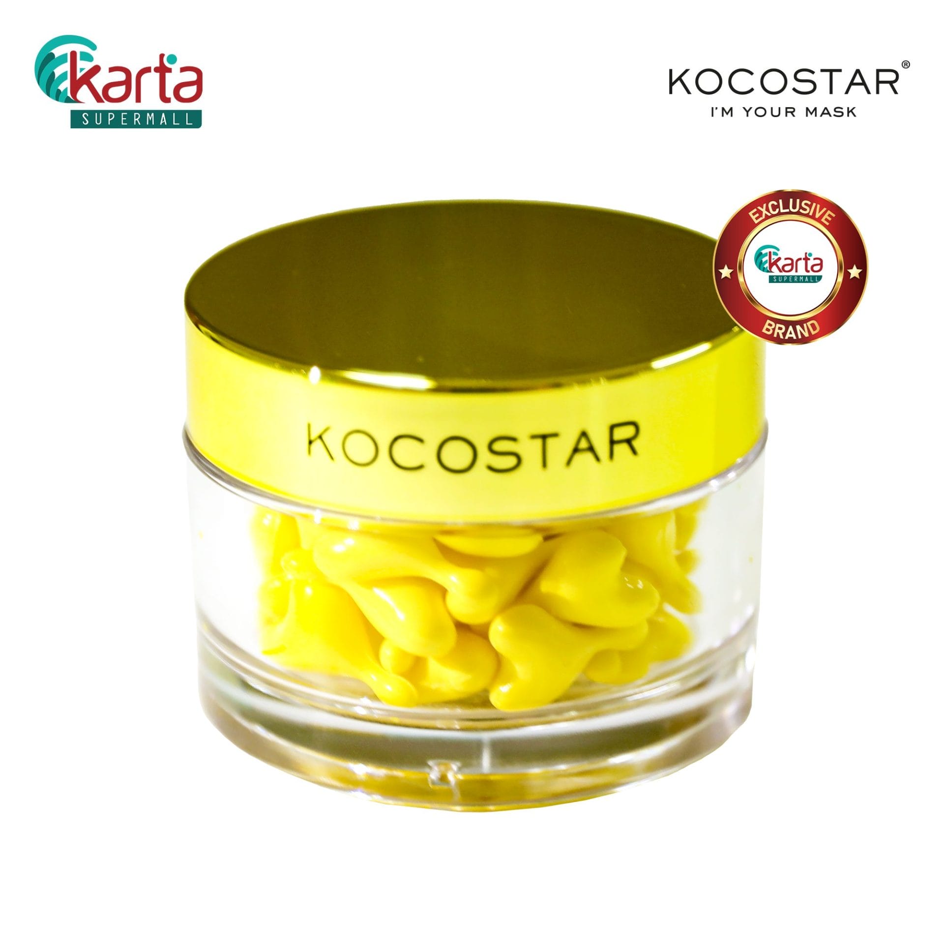 KOCOSTAR Sunscreen Capsule Mask SPF50+ PA+++ (50 capsules) - Karta ...