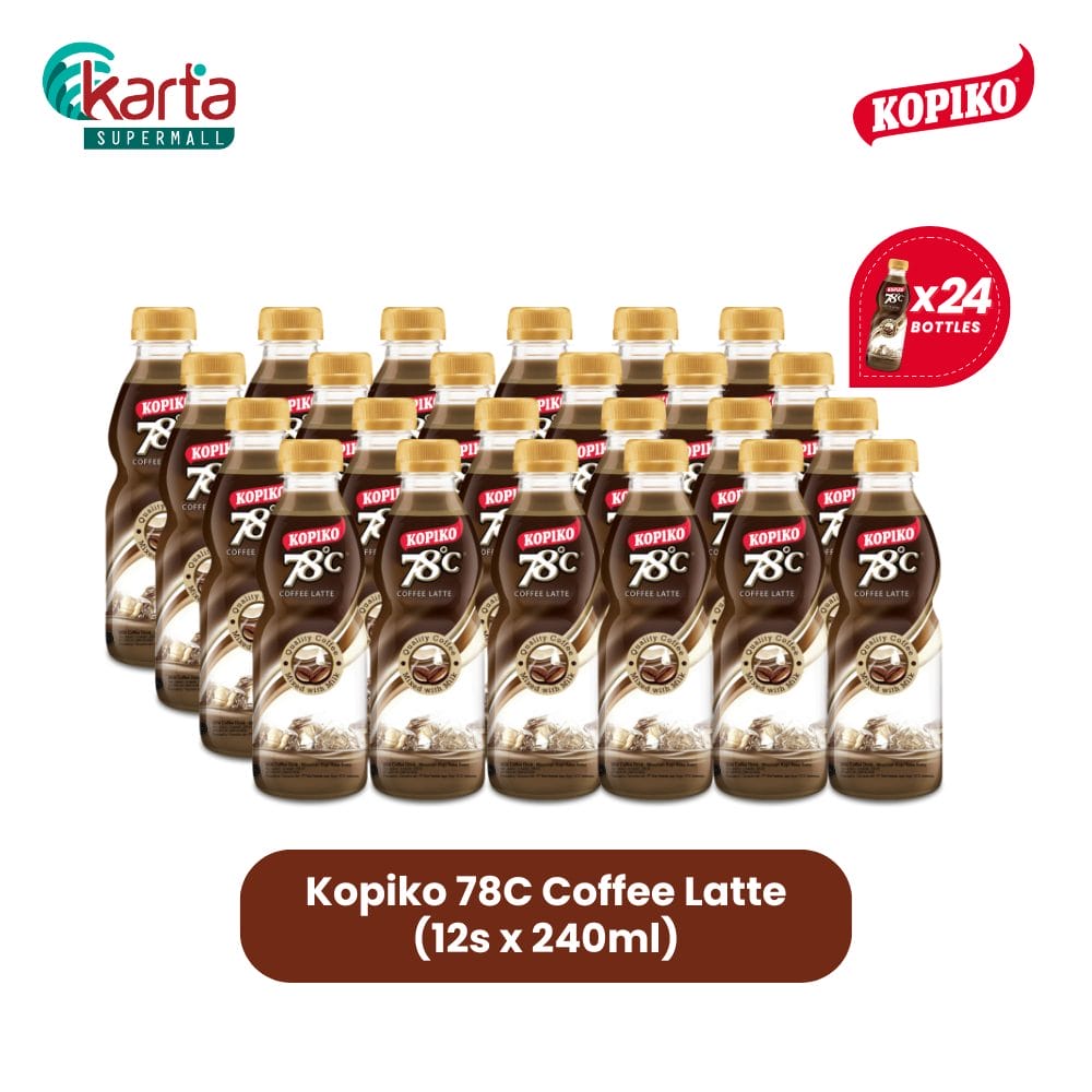 Kopiko 78C Coffee Latte (24s X 240ml) 1 carton (Clearance Sales – EXP ...