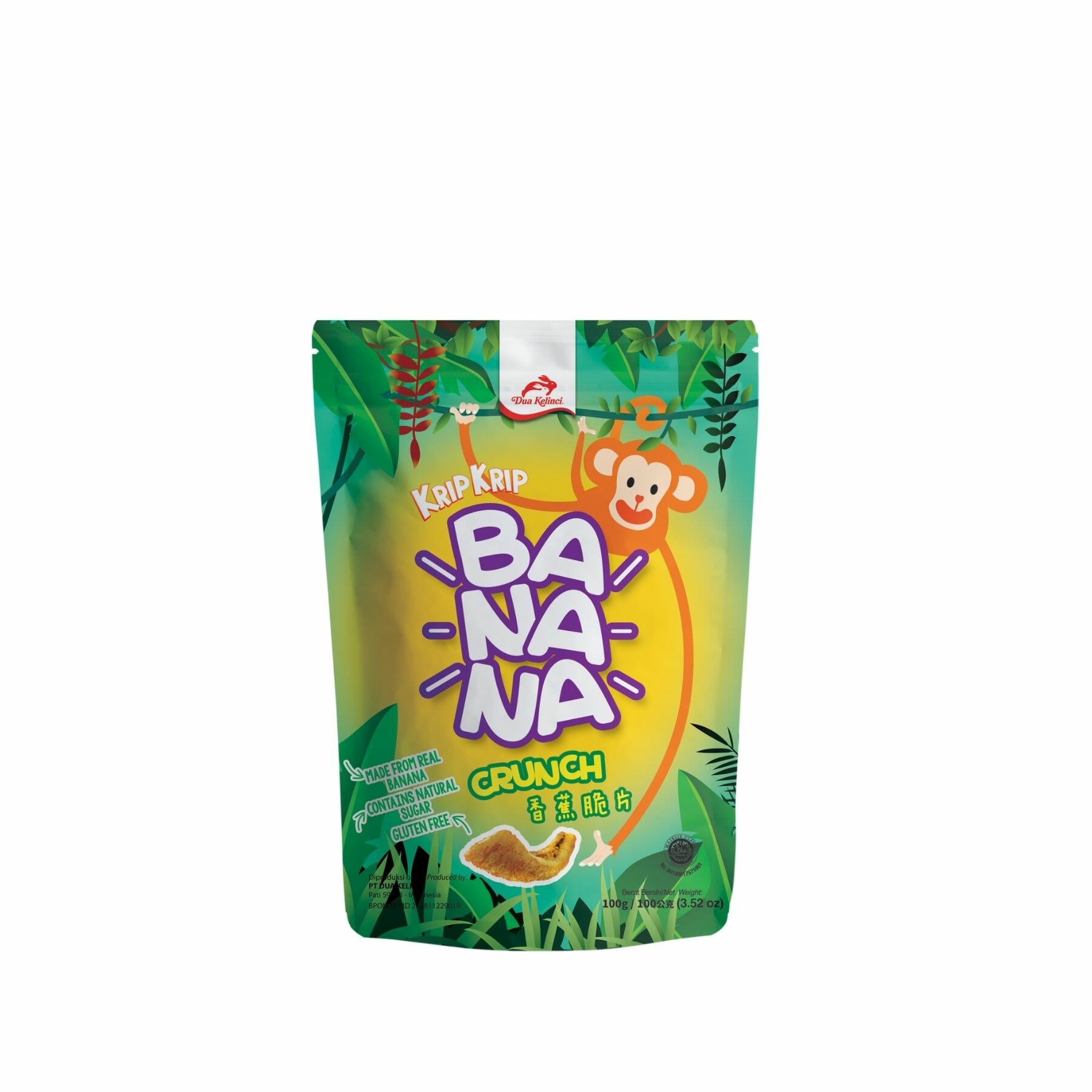 Krip Krip Banana Crunch 100g - Karta Supermall