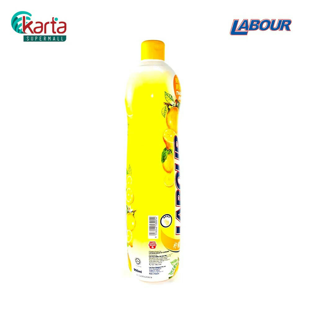 Labour Dishwashing Liquid Lemon 900ml - Karta Supermall