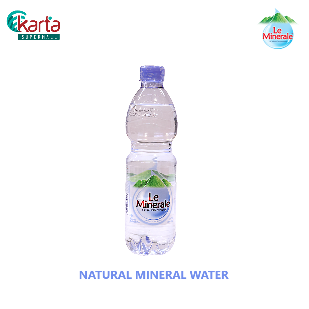 Le Minerale Natural Mineral Water 600ml Bundle Set (12's X 600ml ...