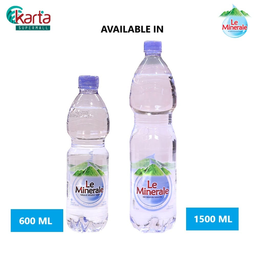 Le Minerale Natural Mineral Water (600ml) - Karta Supermall