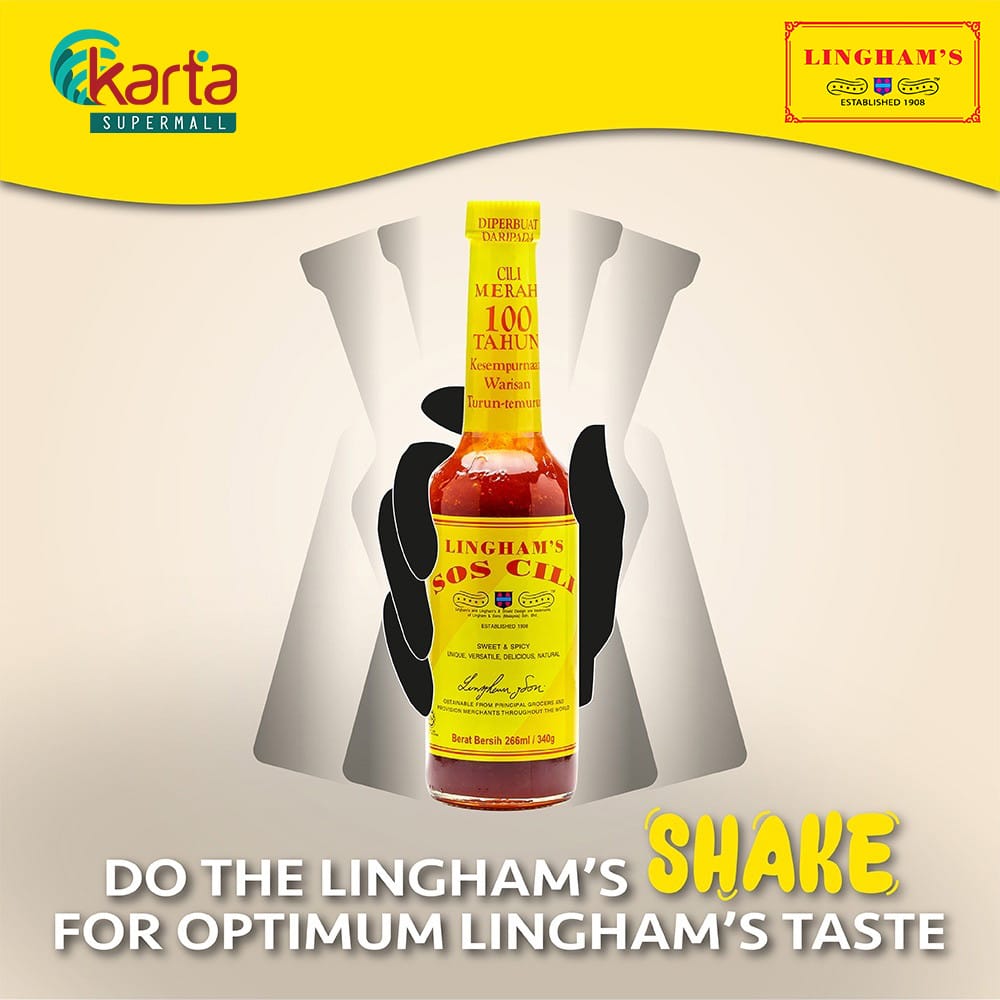 Lingham's Sos Cili Original 266ml - Karta Supermall