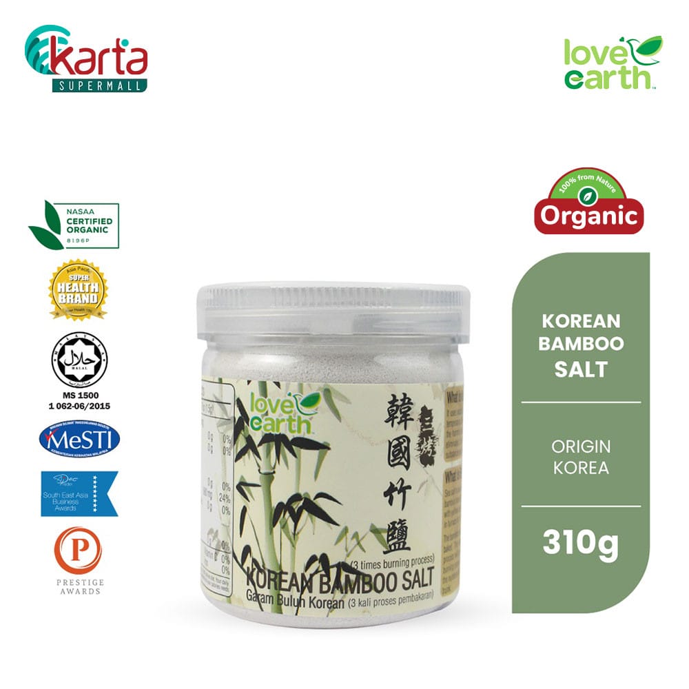 Love Earth Korean Bamboo Salt 310g - Karta Supermall