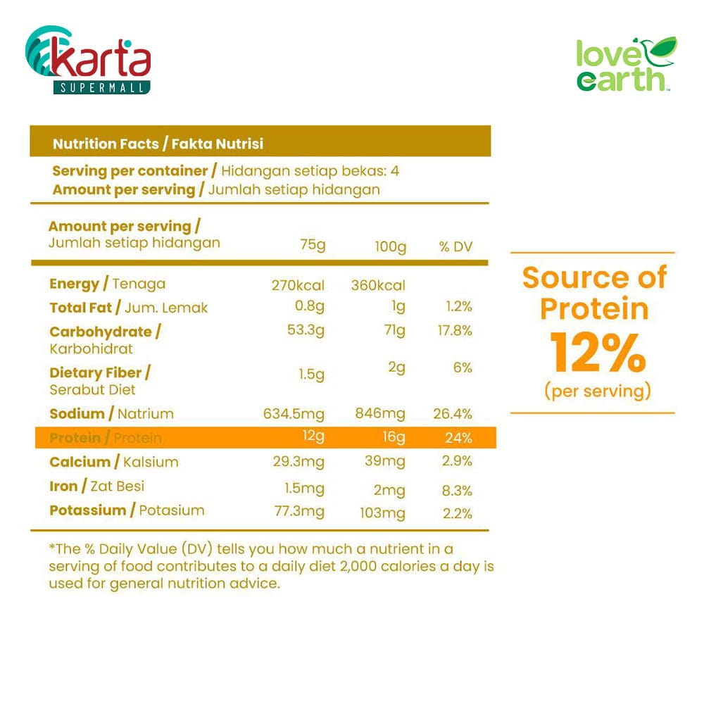 Love Earth Organic Mee Sua (Original) 300g - Karta Supermall