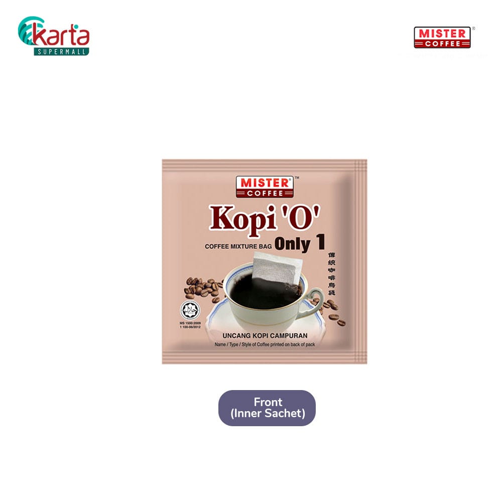 Mister Coffee Kopi 'O' Only 1 Special Blend Coffee Bag (20s x 10g ...