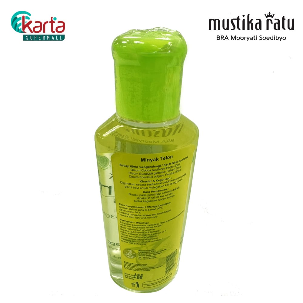 Mustika Ratu Minyak Telon 60ML - Karta Supermall