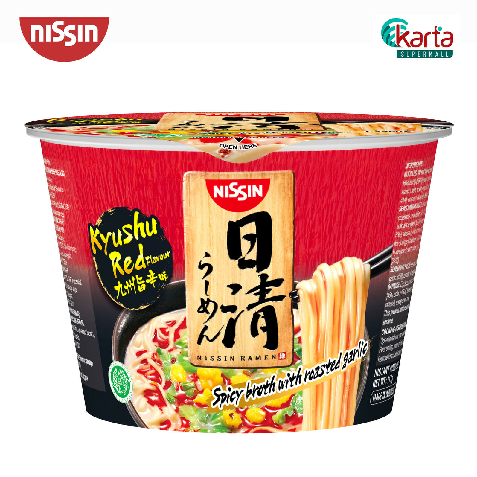 Cozy Up During Cold Weathers with Nissin's Spicy Roasted Garlic Soup!