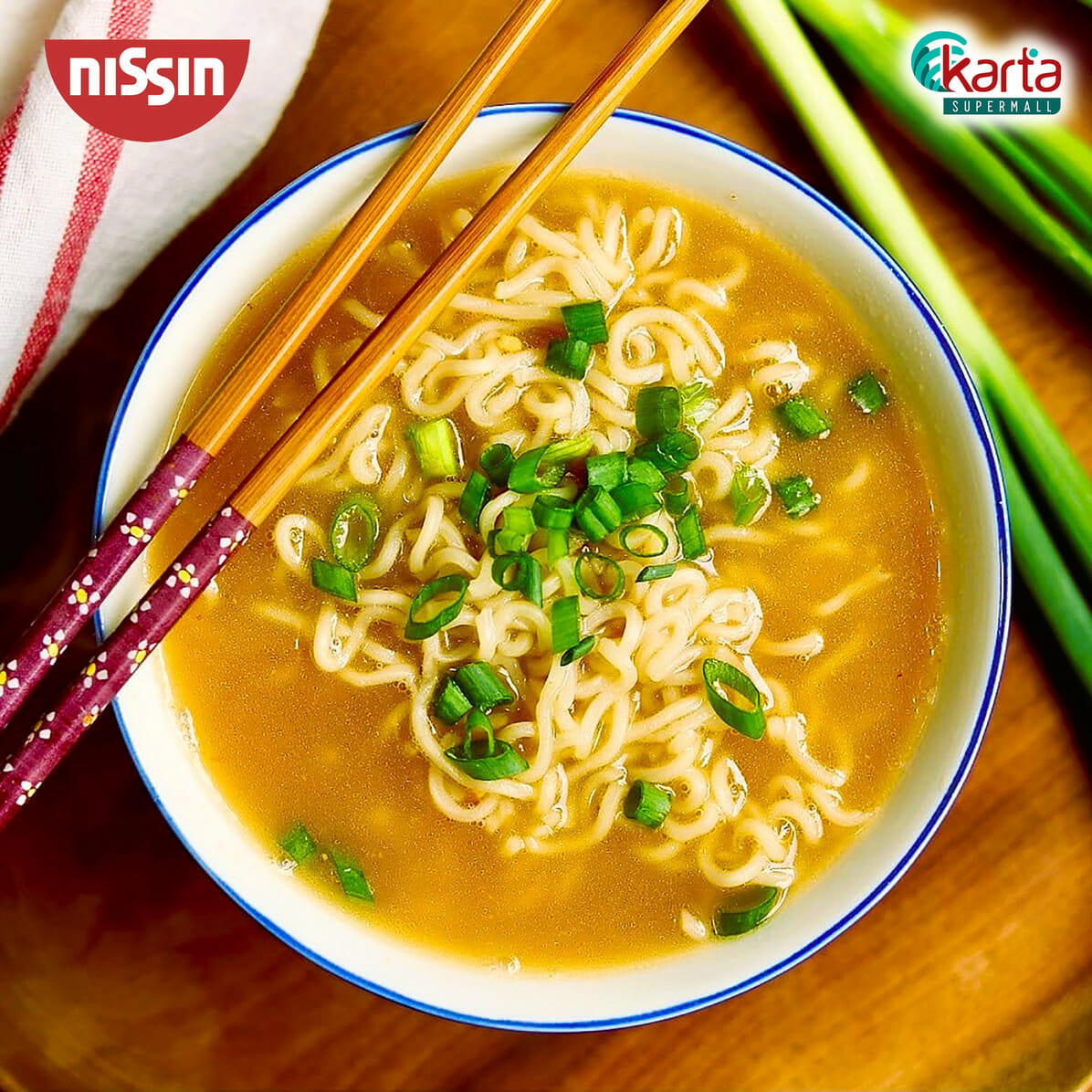 Try Nissin Instant Noodles with Sesame Oil Soup Base: Delicious ...