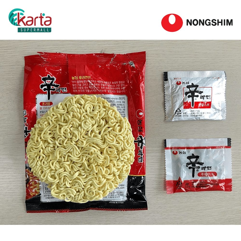 Nongshim Shin Ramyun Noodle Soup (5s x 120g) - Karta Supermall