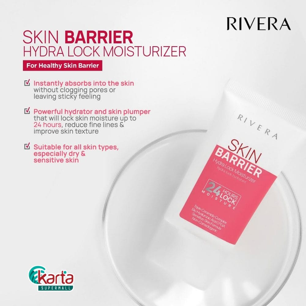 RIVERA Skin Barrier Hydra Lock Moisturizer 40g (STEP 4 of Skin Barrier ...